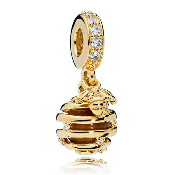 Pandora | Jewelry | Retired Sweet As Honey Shine Charm | Poshmark